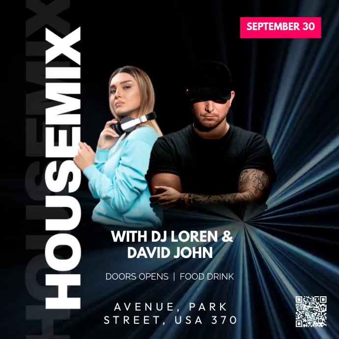 Club house dj video Template | PosterMyWall