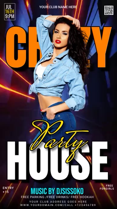 Copy of CLUB HOUSE PARTY (2) | PosterMyWall