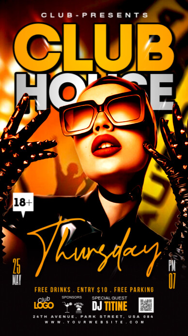 Club house party Template | PosterMyWall