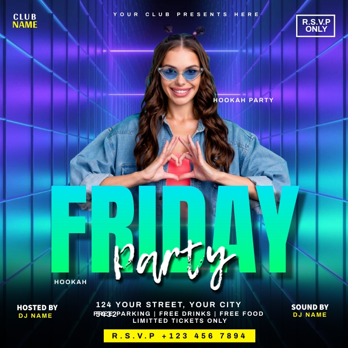 PARTY INSTA.A Template | PosterMyWall