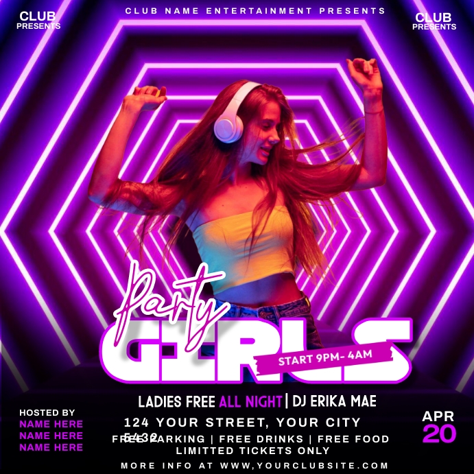 PARTY INSTA.A Template | PosterMyWall