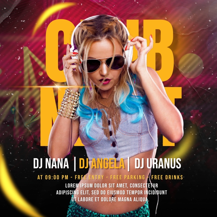 Club Night Ads Template | PosterMyWall