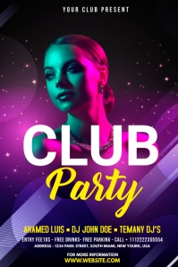 Club Party banner Template | PosterMyWall