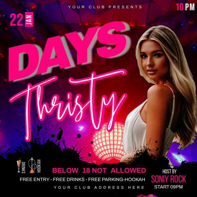 club night Template | PosterMyWall