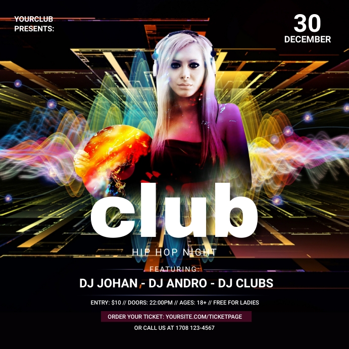 Copy of Club Night | PosterMyWall