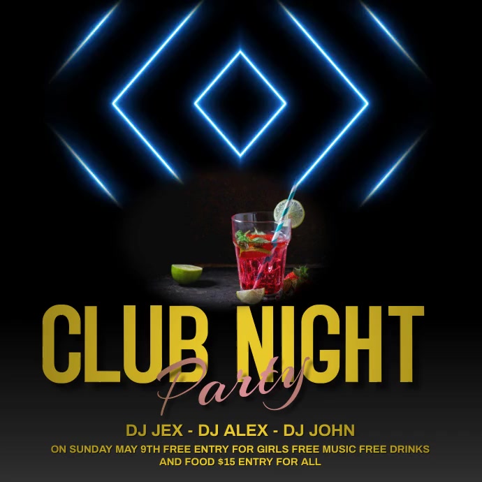 Copy of Club Night | PosterMyWall