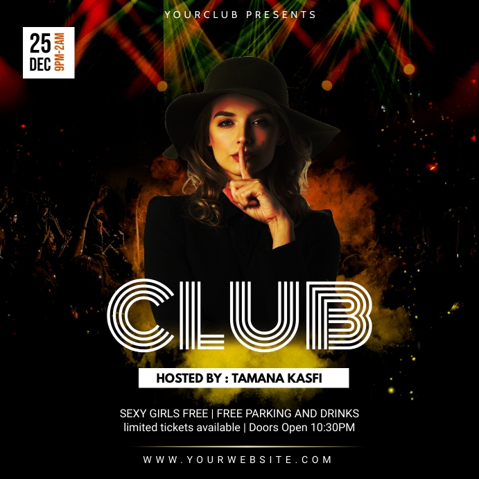 Club Night Template | PosterMyWall