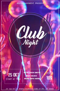 Color night event flyer template | PosterMyWall