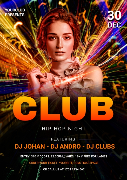 Club Night flyer Template | PosterMyWall
