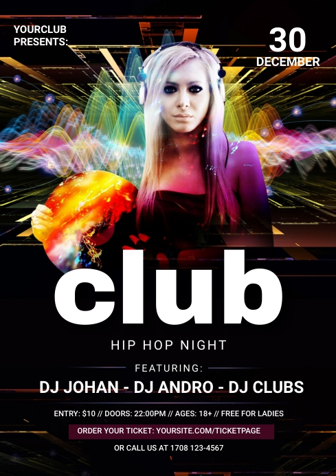 Club Night flyer Template | PosterMyWall