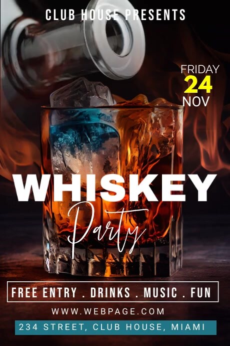 club night party, party, bar flyers Template | PosterMyWall