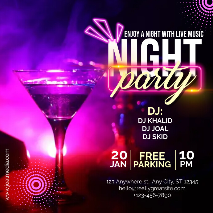 Club night party Template | PosterMyWall
