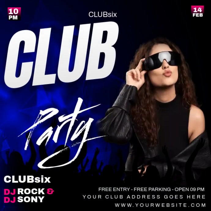 club night party Template | PosterMyWall