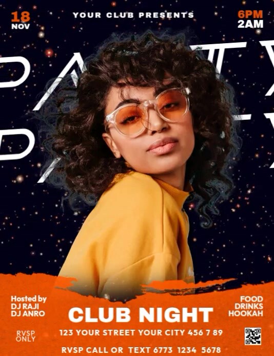 Club Night Party Template | PosterMyWall