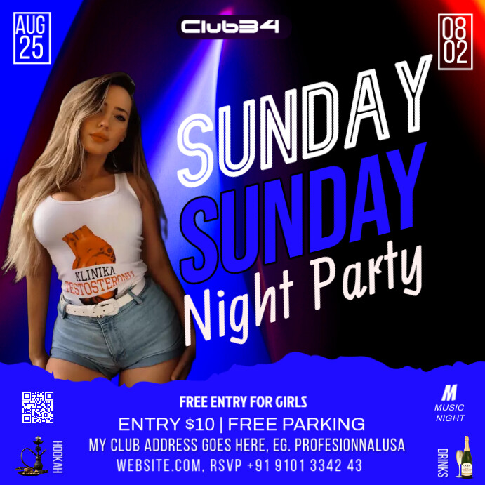 club night party Template | PosterMyWall