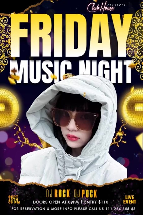 club night party Template | PosterMyWall