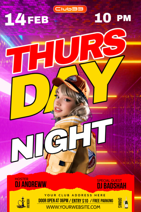 club night party Template | PosterMyWall
