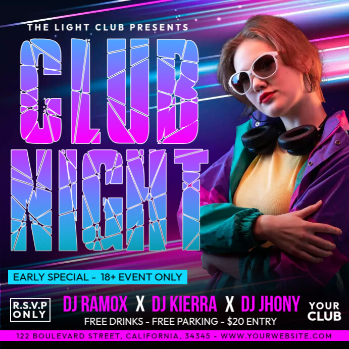 Night Club Themed Party