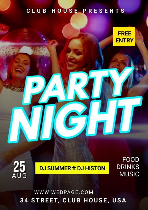club night party Template | PosterMyWall