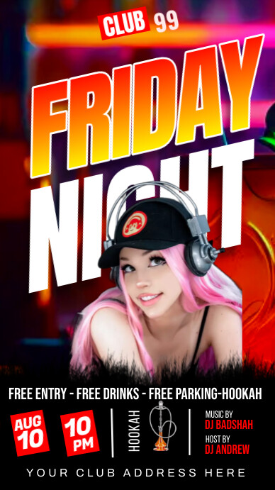 club night party Template | PosterMyWall
