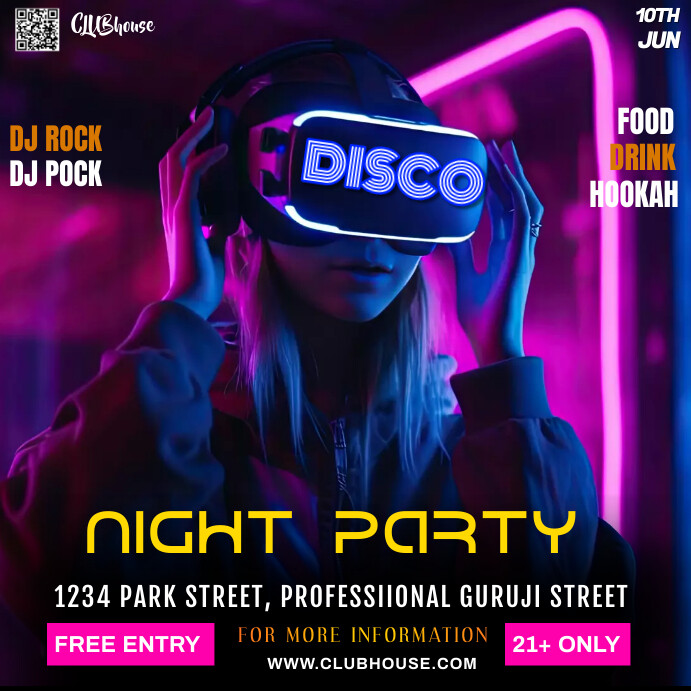 club night party Template | PosterMyWall