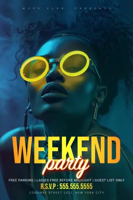 Club Night Party Poster Template | PosterMyWall