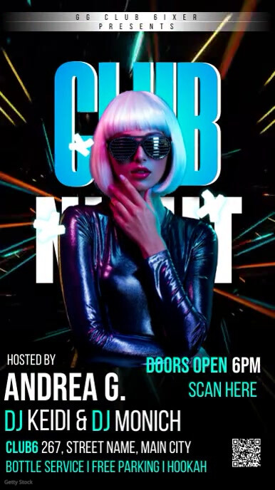 Club Night Party Video Template | PosterMyWall