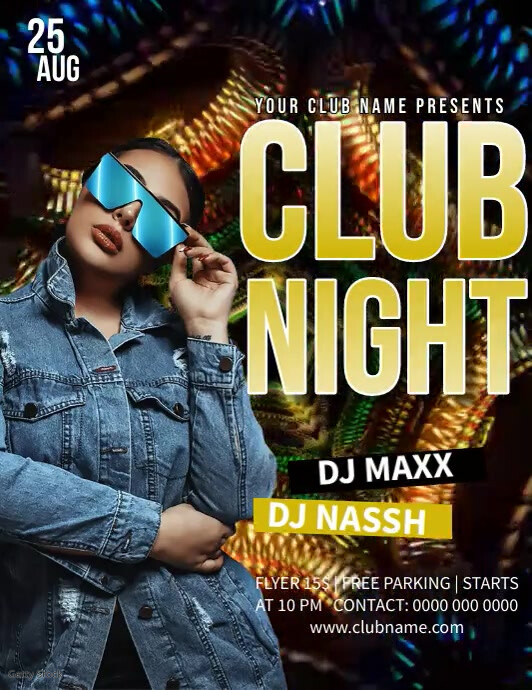 Copy of Club Night Video | PosterMyWall