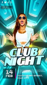 Night Club Video Template | PosterMyWall