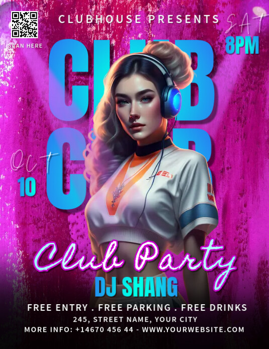Copy of CLUB PARTY .C | PosterMyWall