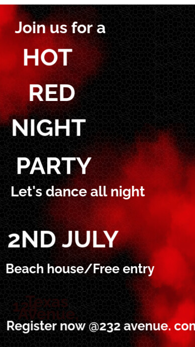 Copy of Club party ad | PosterMyWall