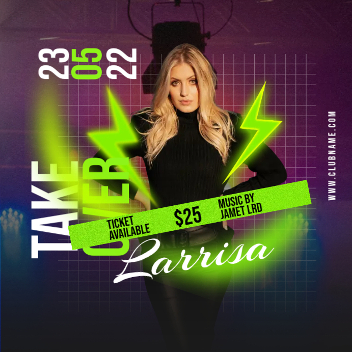 Club Party AD Template | PosterMyWall