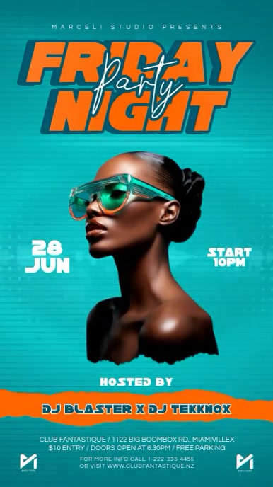 Copy of Club Party Ad | PosterMyWall