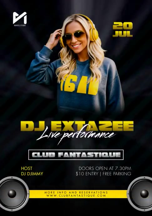 Club Party Ad Template | PosterMyWall