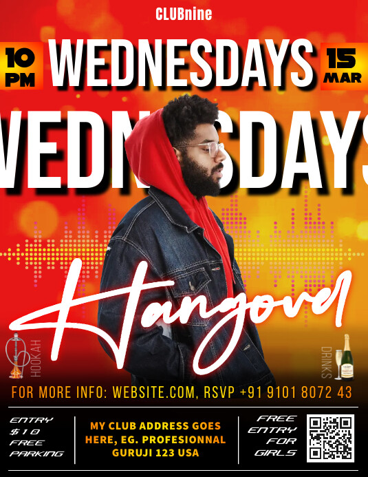 club party ad social media template | PosterMyWall