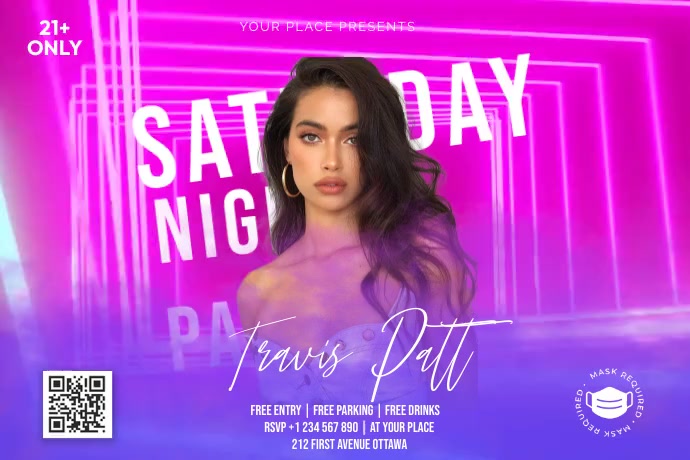 Club Party Ads Banner Template | PosterMyWall