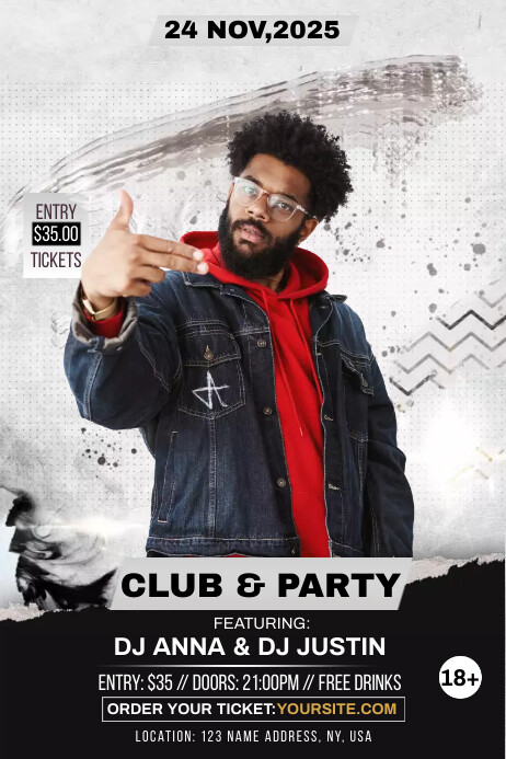 Club Party Ads Templat | PosterMyWall