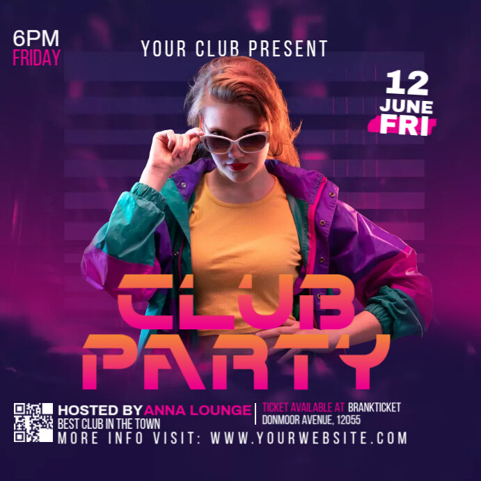 Copy of Club Party Ads | PosterMyWall