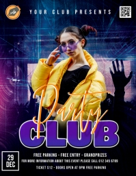 Club Party Poster Template | PosterMyWall