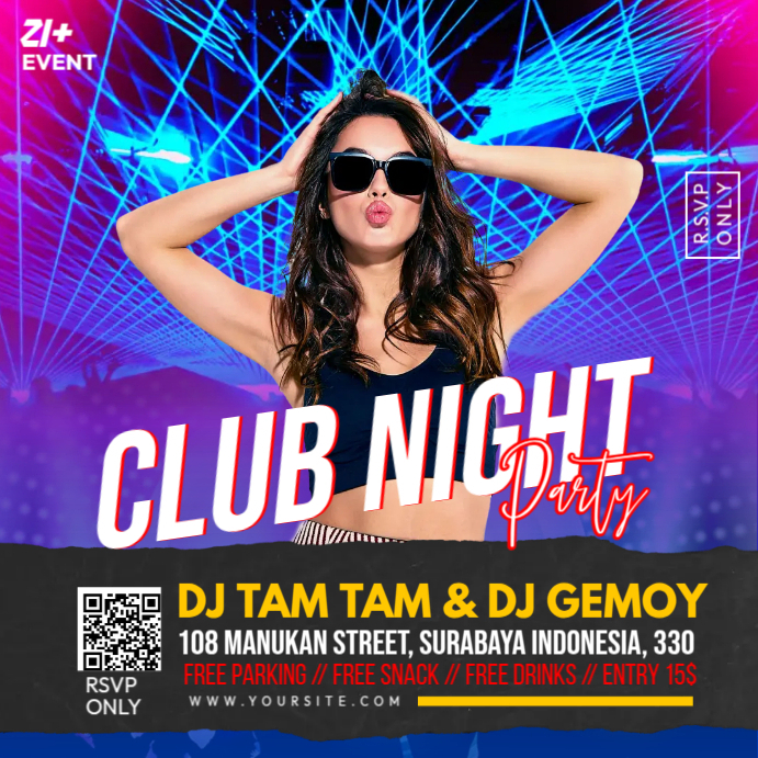 Copy of Club Party Ads | PosterMyWall