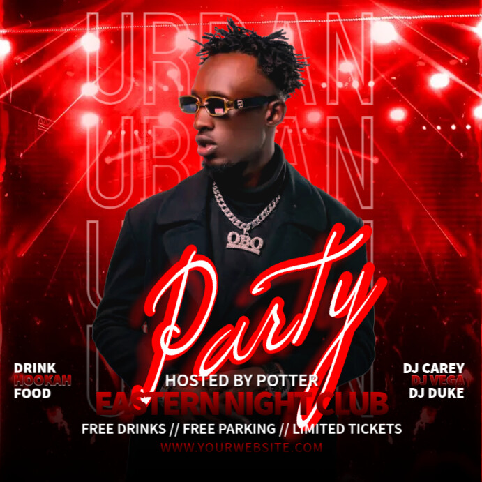 Club Party Ads Template | PosterMyWall