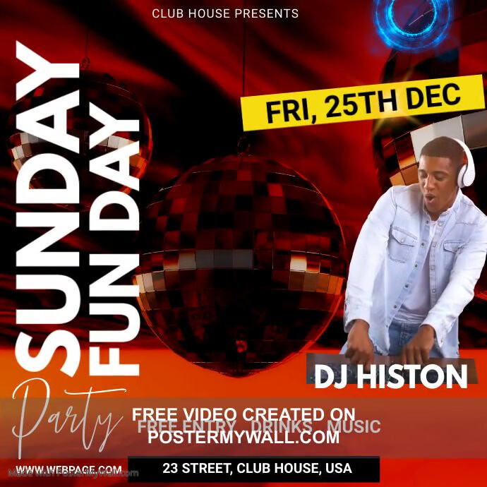 club party ads Template | PosterMyWall