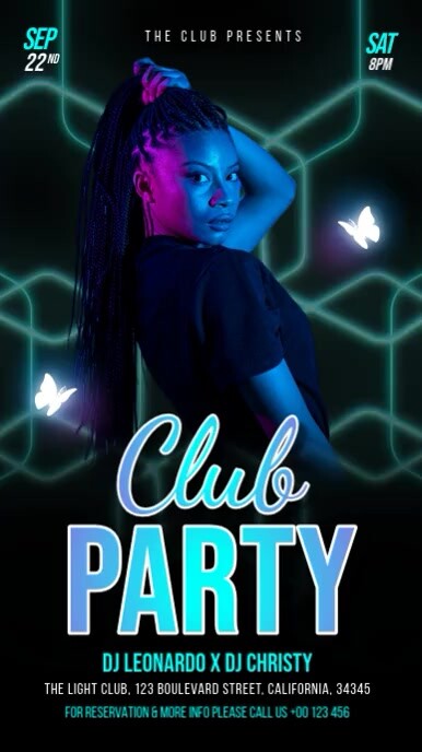 Club Party Ads Template | PosterMyWall