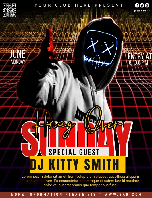 Club Party Ads Template | PosterMyWall