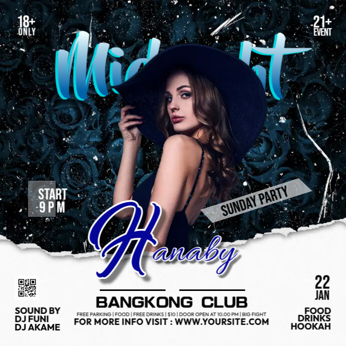 Club Party Ads Template | PosterMyWall