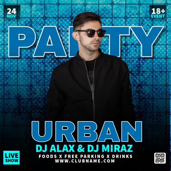 Club Party Ads Template | PosterMyWall