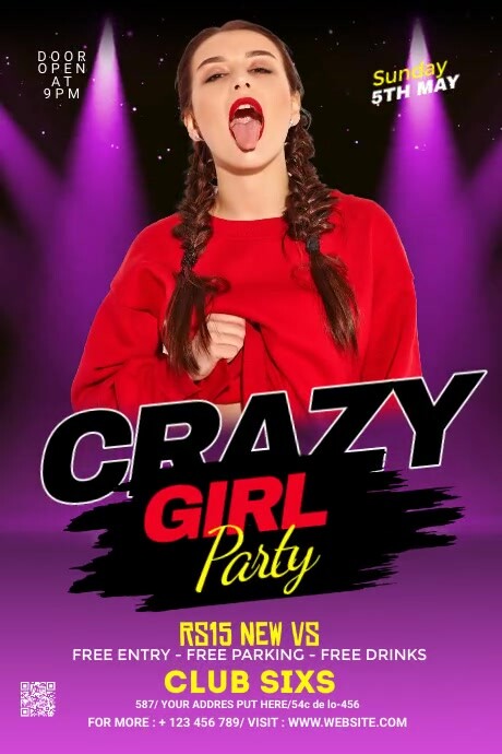 Club Party Banner Template | PosterMyWall