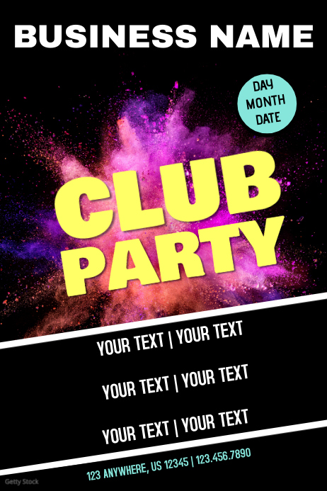 Copy of CLUB PARTY | PosterMyWall