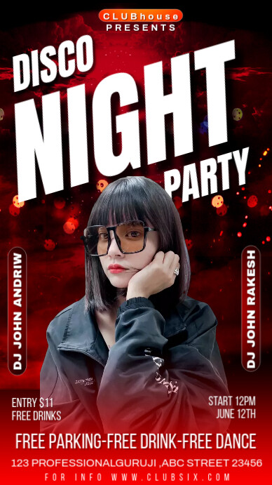 Club Party Template | PosterMyWall