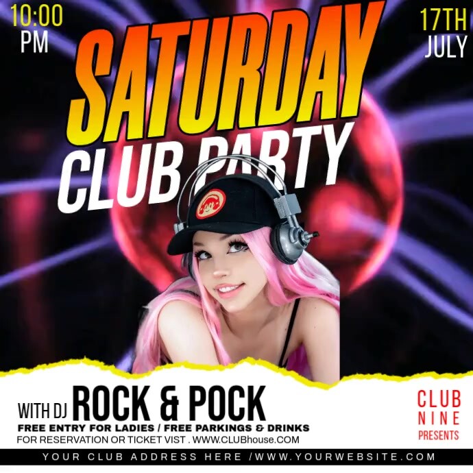 Club Party Templat | PosterMyWall